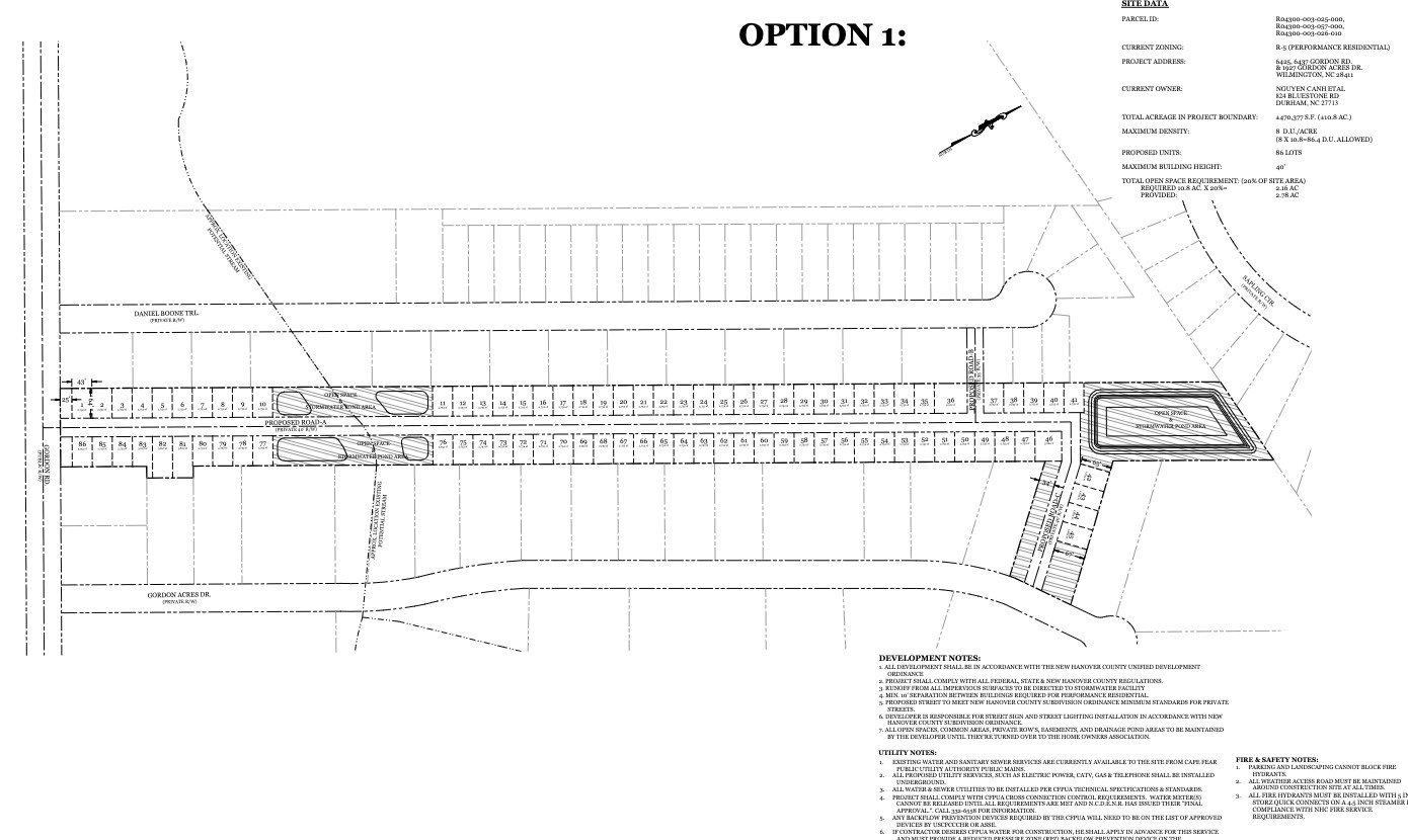 86 units planned for Gordon Road, community meeting set | Port City Daily