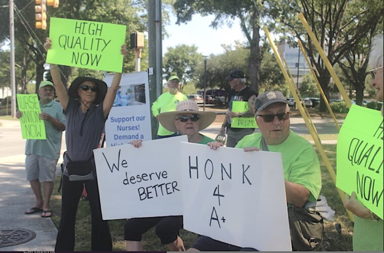 ‘No erasing the past’: Advocates protest hospital following ‘C’ grade ...