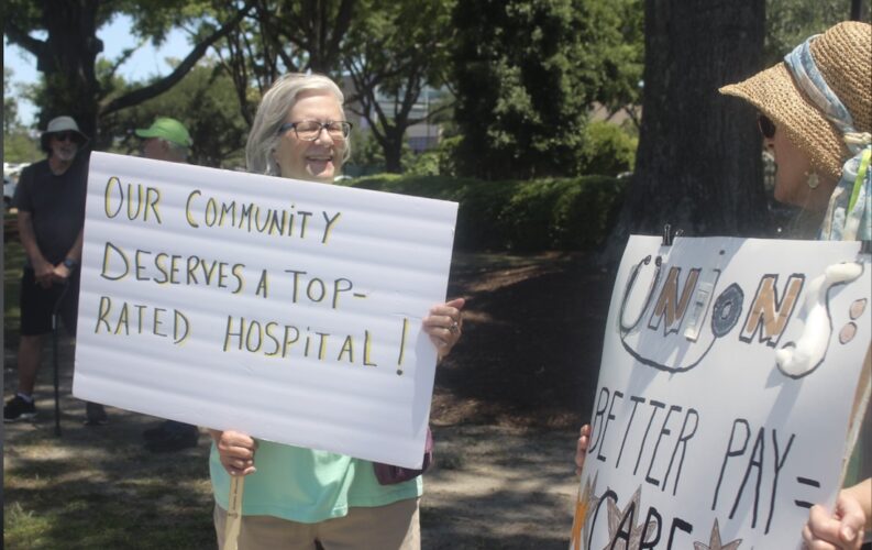 ‘No erasing the past’: Advocates protest hospital following ‘C’ grade ...